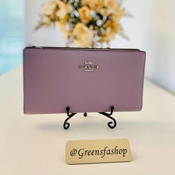 Coach | Bags | Coach Slim Zip Wallet Lilac | Poshmark